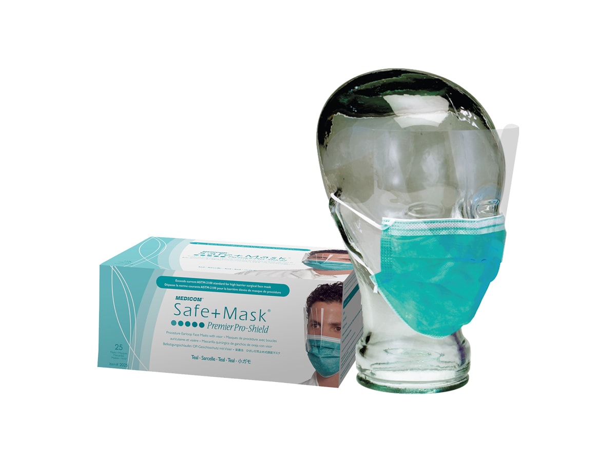 Safe+Mask Premier Pro-Shield Earloop Mask | Medicom Australia