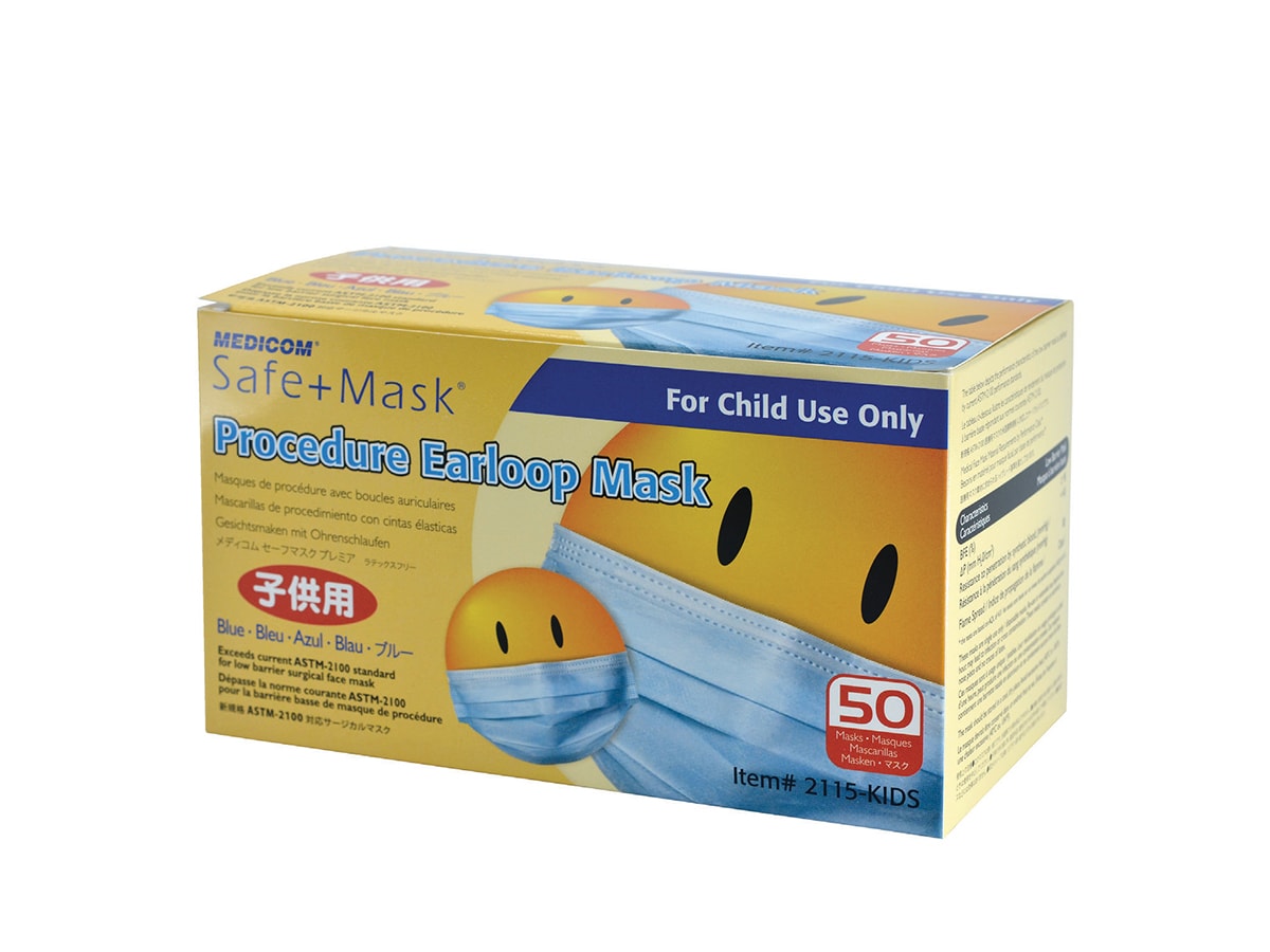 Safe+Mask Premier Plus Earloop Masks AS 4381 Level 2 | Medicom Australia