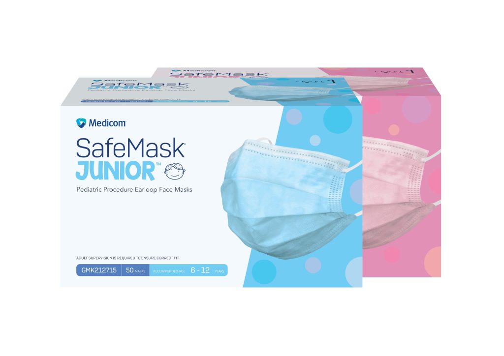 SafeMask Junior Child Earloop Masks | Medicom Australia